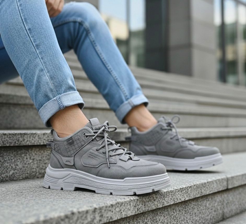 Super Premium Imported Men’s High Neck Shoes (425) – Unique Footwears